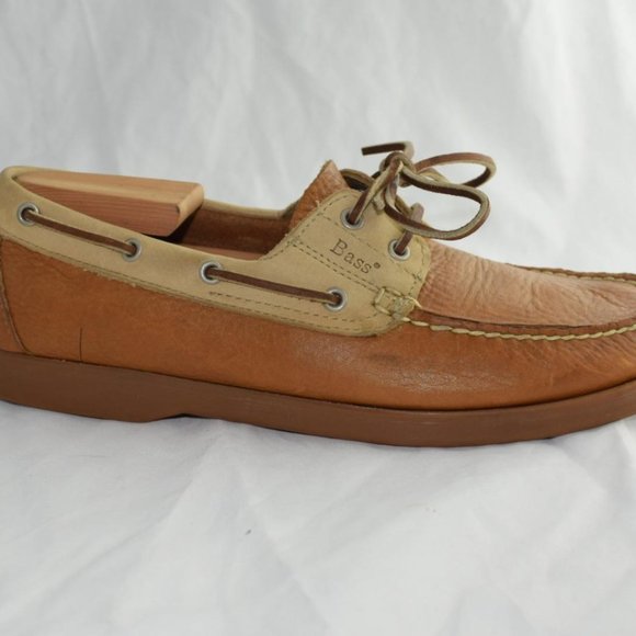 Bass | Shoes | Bass Seafarer Mens Brown Leather Deck Boat Shoes | Poshmark